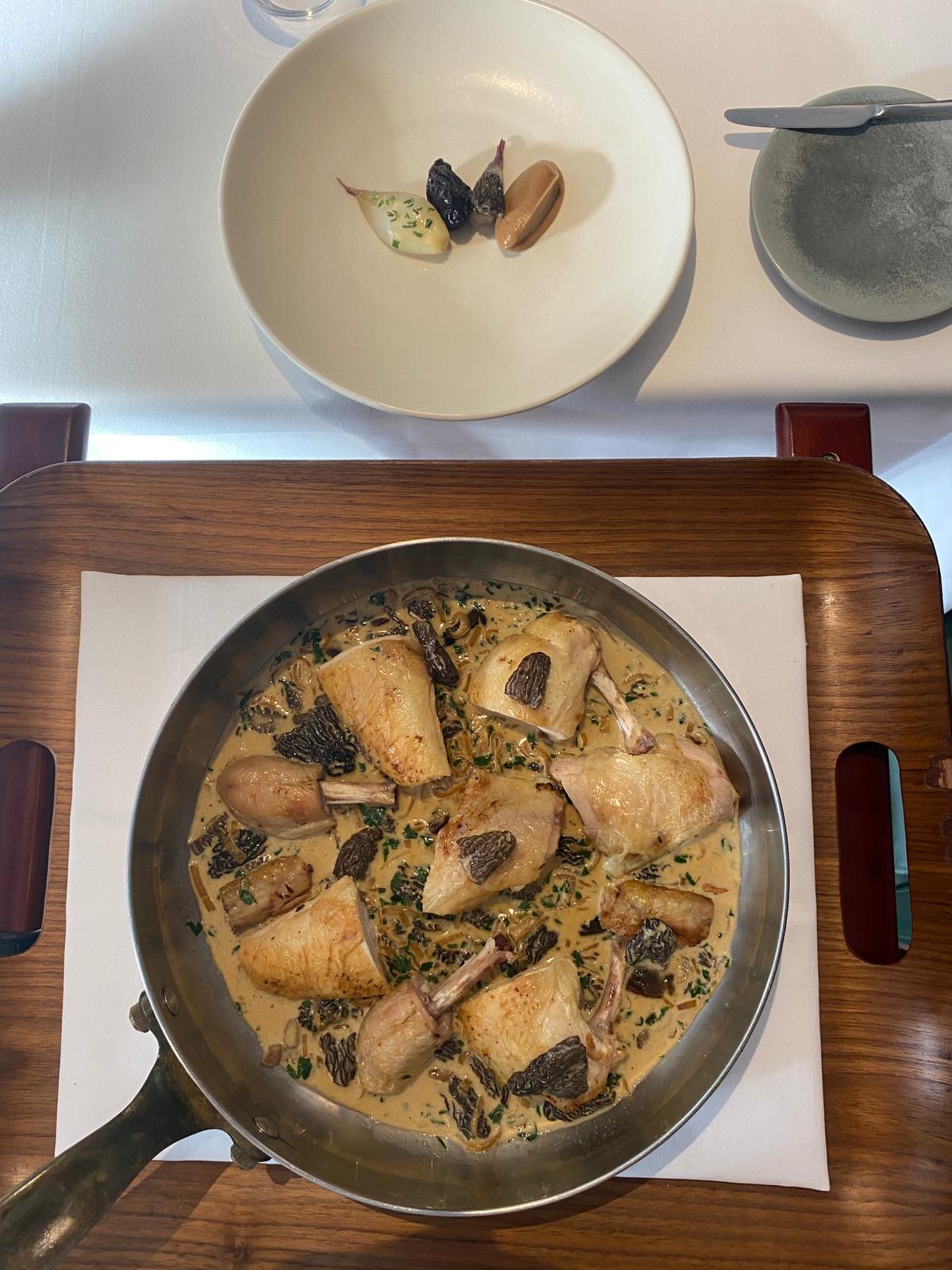 Chicken vin Jaune – Trinity Restaurant